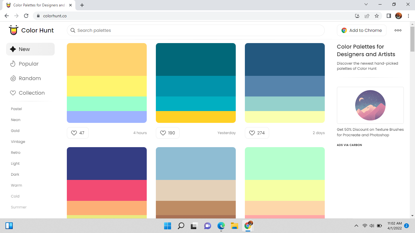 5 Website Penyedia Color Pallete - UKM TRIPLE-C